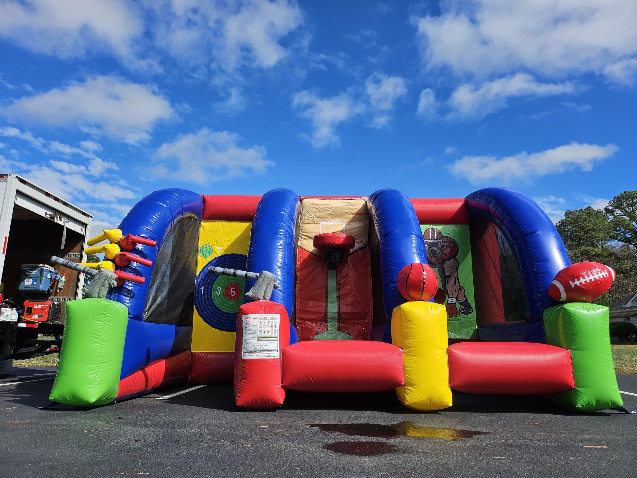 Multi Game Inflatable - Rent in NC | Bounce Town