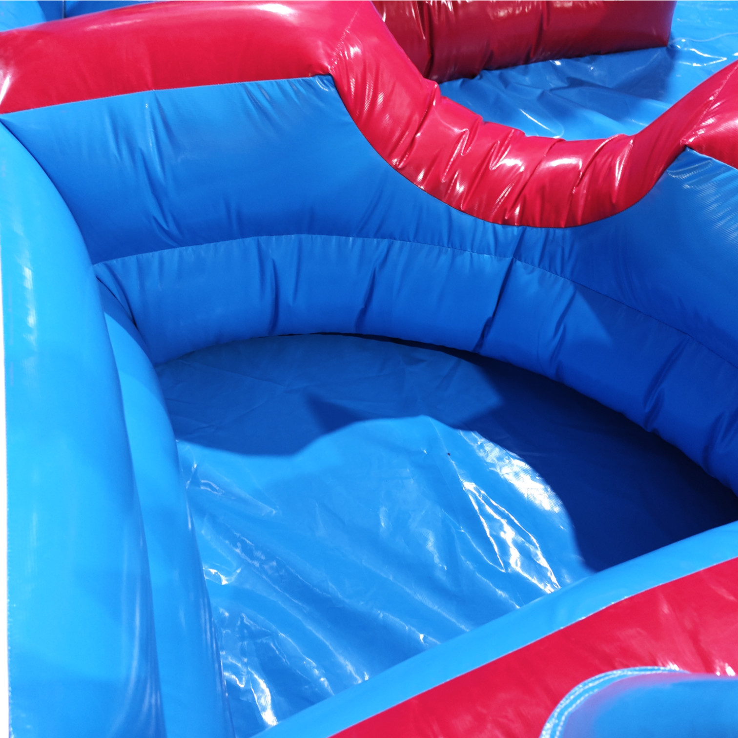 BBOL-116 - 15x15x6.5ft - Playpark - (Red & Light Blue Hero) - Bouncy ...