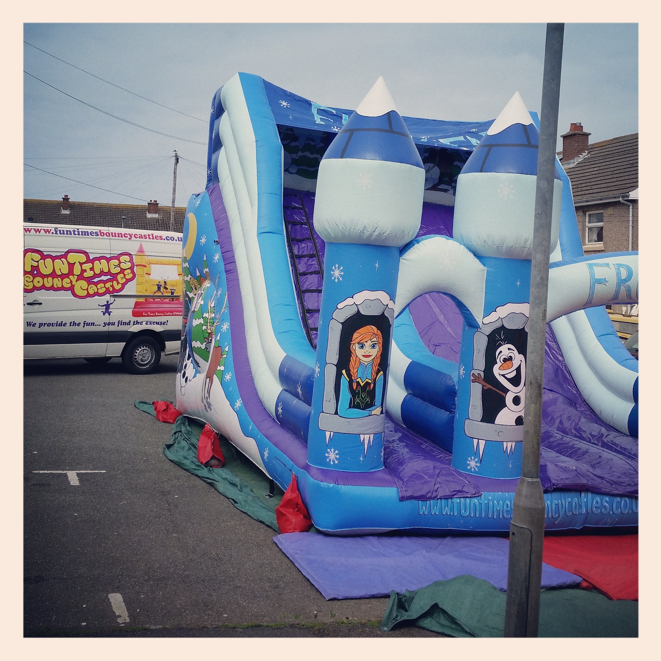 Frozen Super Slide | Hire Inflatables Pembrokeshire & Swansea
