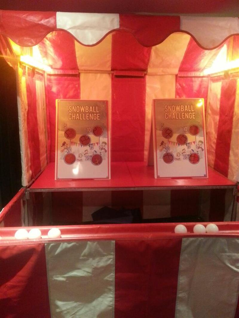 Hire Snowball Challenge, Christmas Snowball Party Games Rent