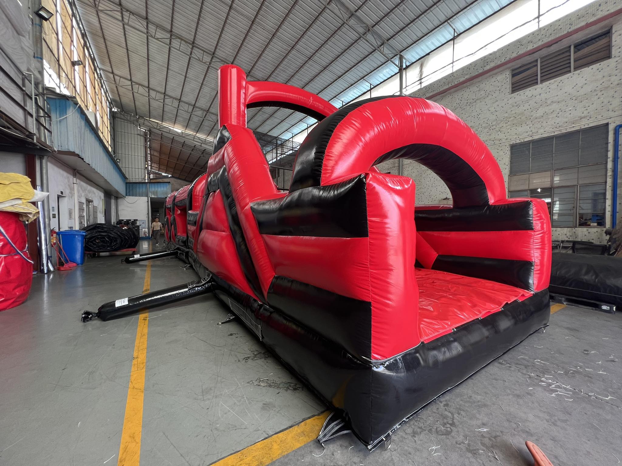 New 45ft Obstacle Course red & black 2 day hire - Bouncy Castle Hire in Co Meath Navan Trim ...