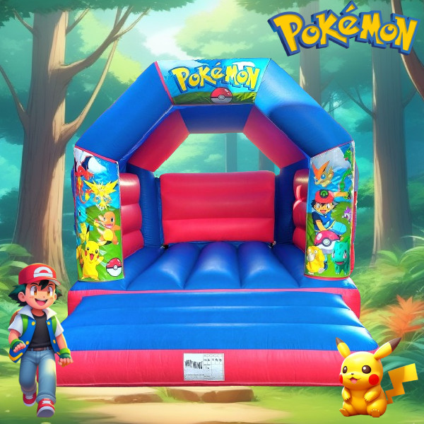 Pokemon Bouncy Castle | Hire in Leamington, Warwick, Stratford & Rugby
