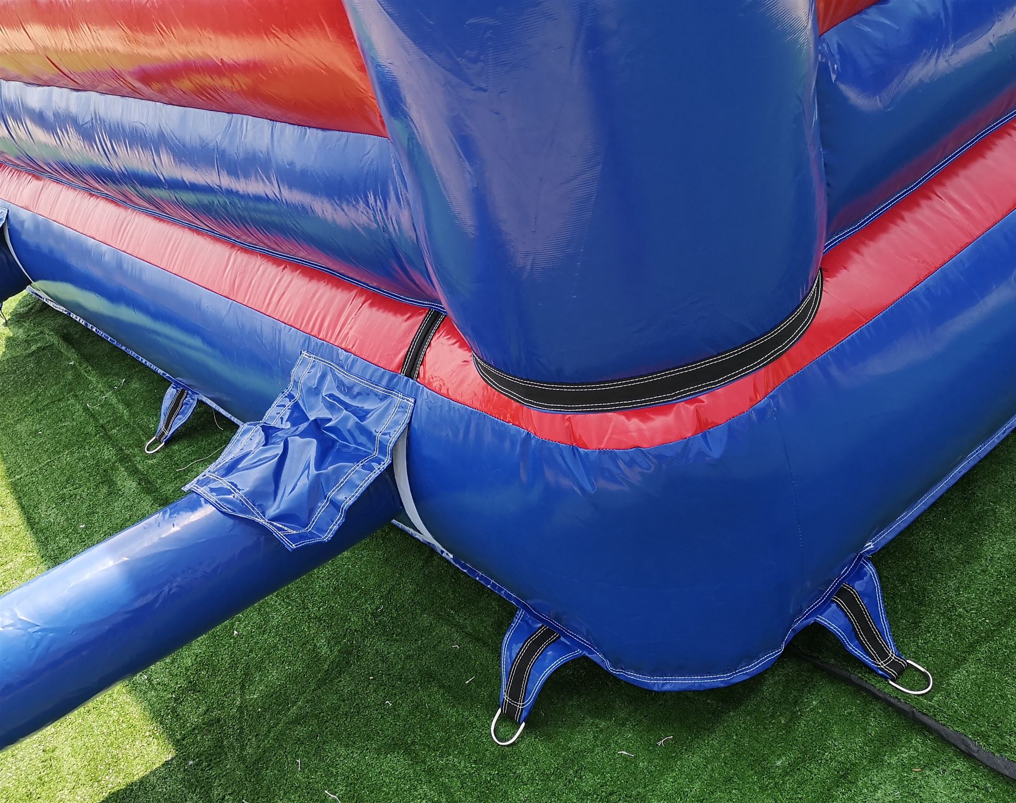 BBOL-168 - 15x15x11.6ft - A frame adult bouncer - (Red & Blue Partytime ...