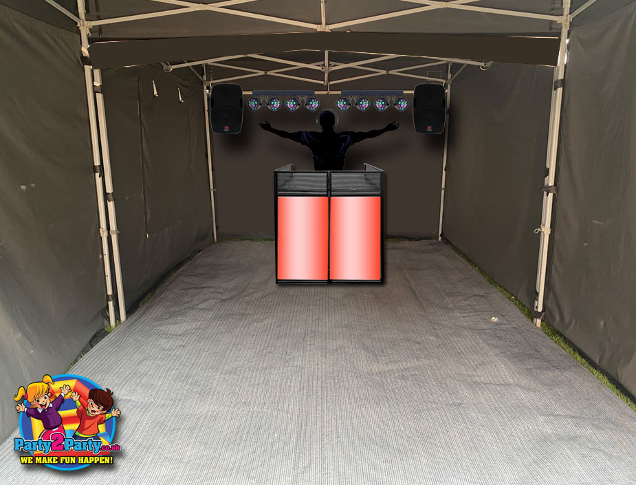 Garden Disco Rave Tent Hire in Nottingham