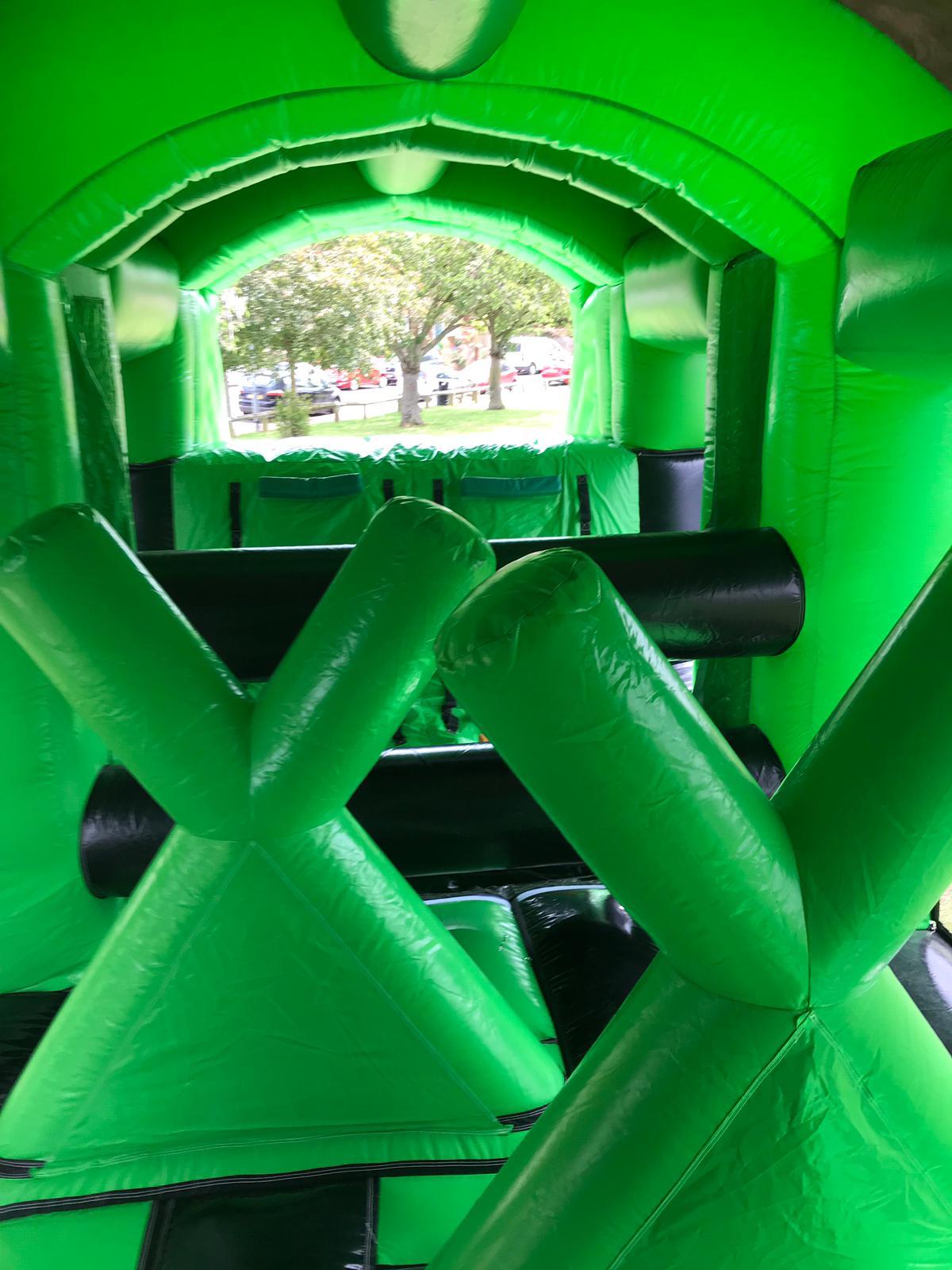 Toxic Inflatable 3 Piece Obstacle Course - Inflatable, Bouncy Castle ...