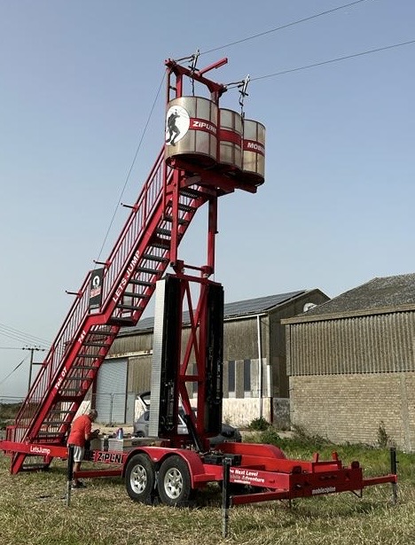 Mobile Zip Line Hire UK, Mobile Zip Wire Hire