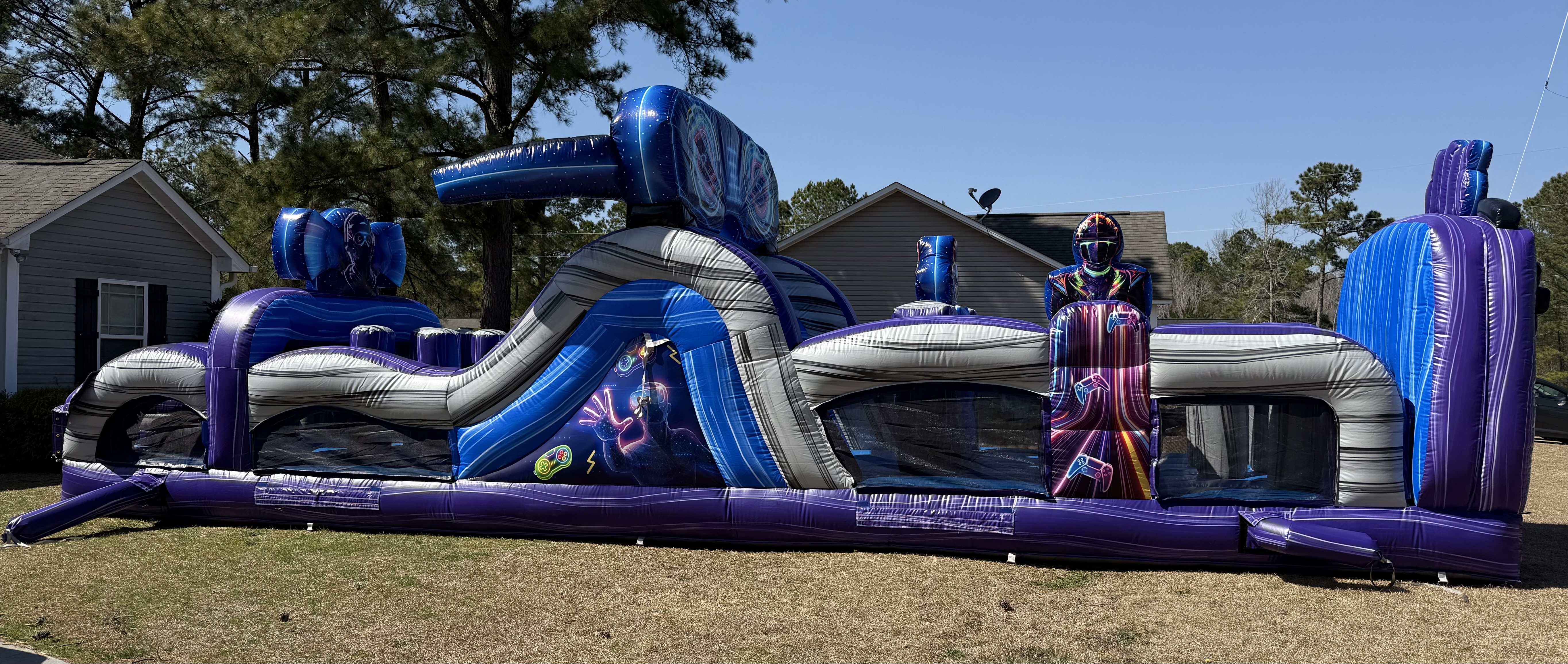 Gamer Obstacle Course Rental | Elevation Inflatables