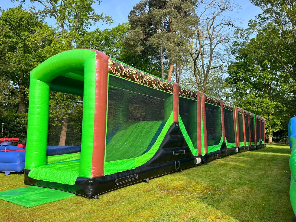 100ft 4 Piece inflatable 100ft Army Assault Course - Inflatable, Bouncy ...
