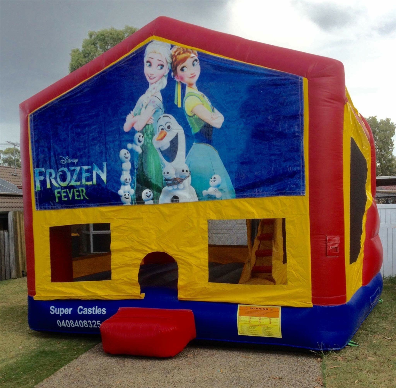 Frozen Fever Medium Banner Castle - Jumping Castle Hire Brisbane ...