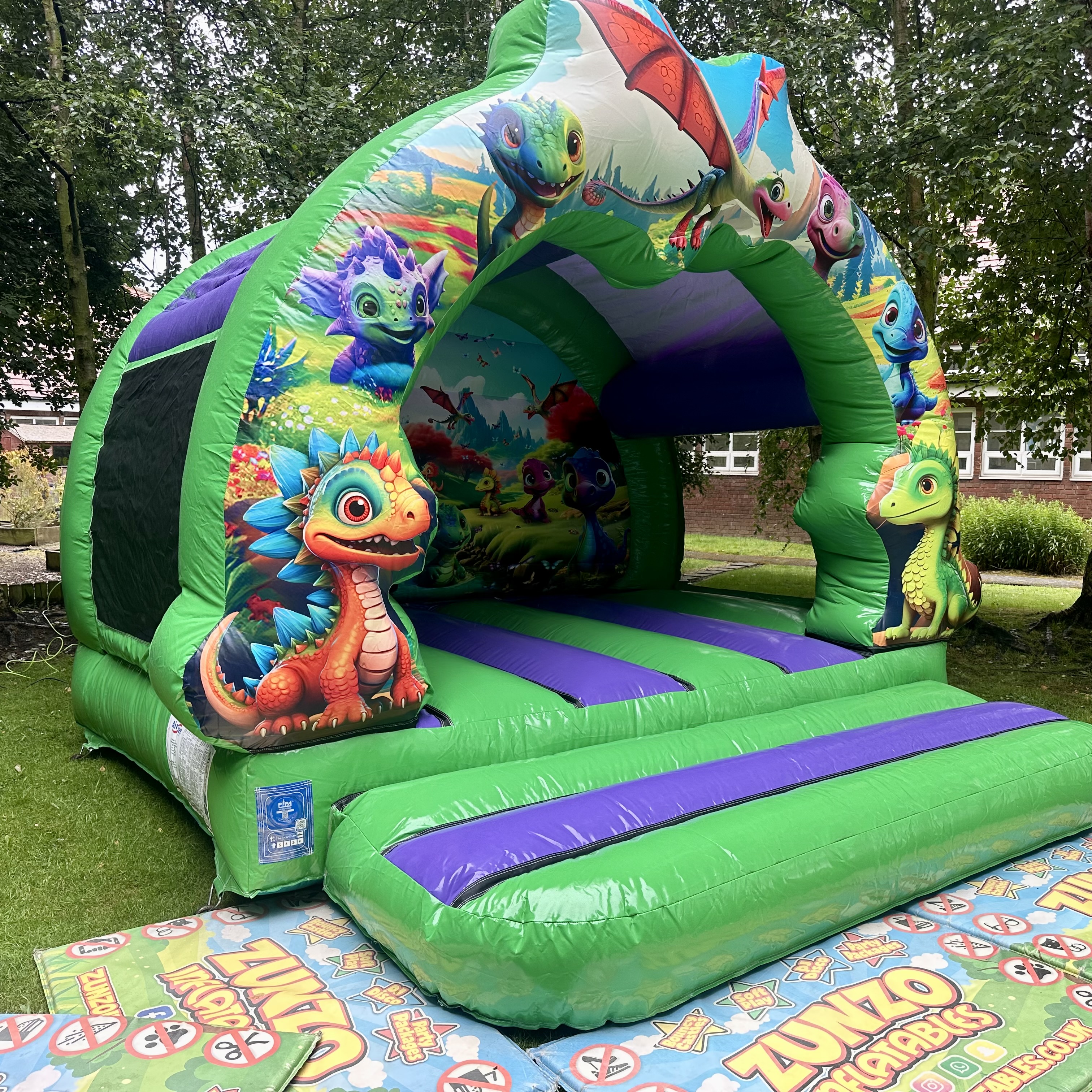 3D Baby Dinosaur Bouncy Castle Hire | Teesside & County Durham