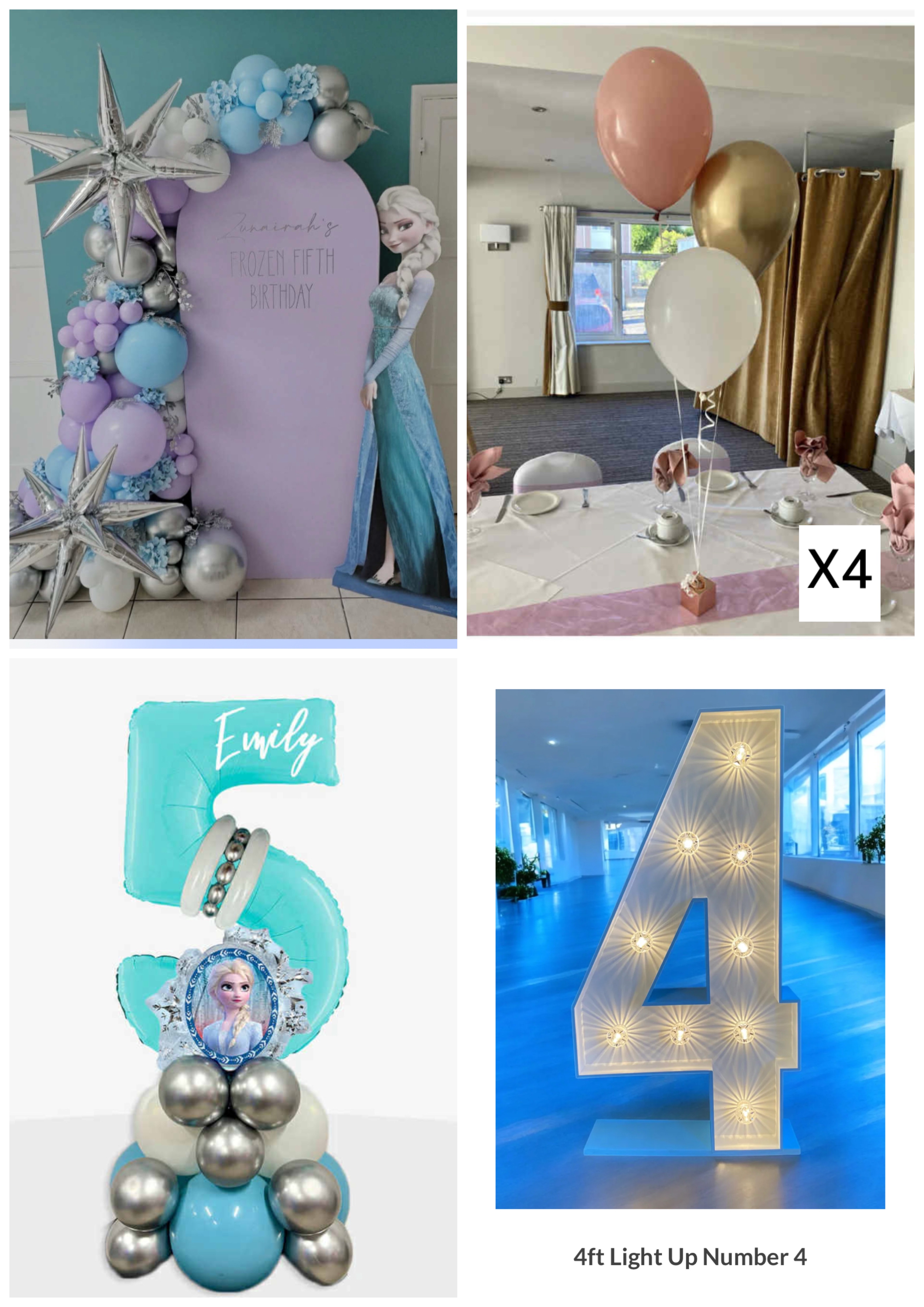 Balloon Bundles & Combos - Hire, Balloon Displays, Bouncy Castle, Soft ...