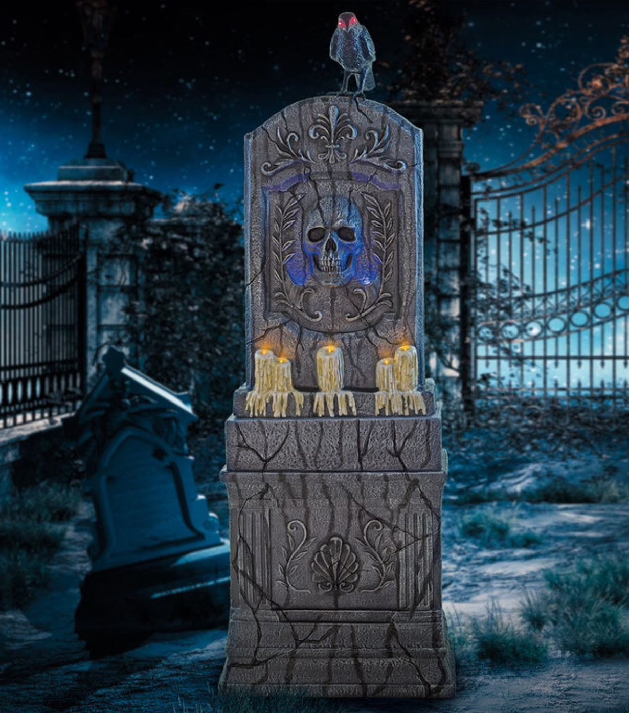 Animated Halloween Tombstone Prop - Party Tent And Gazebo Marquee Hire ...