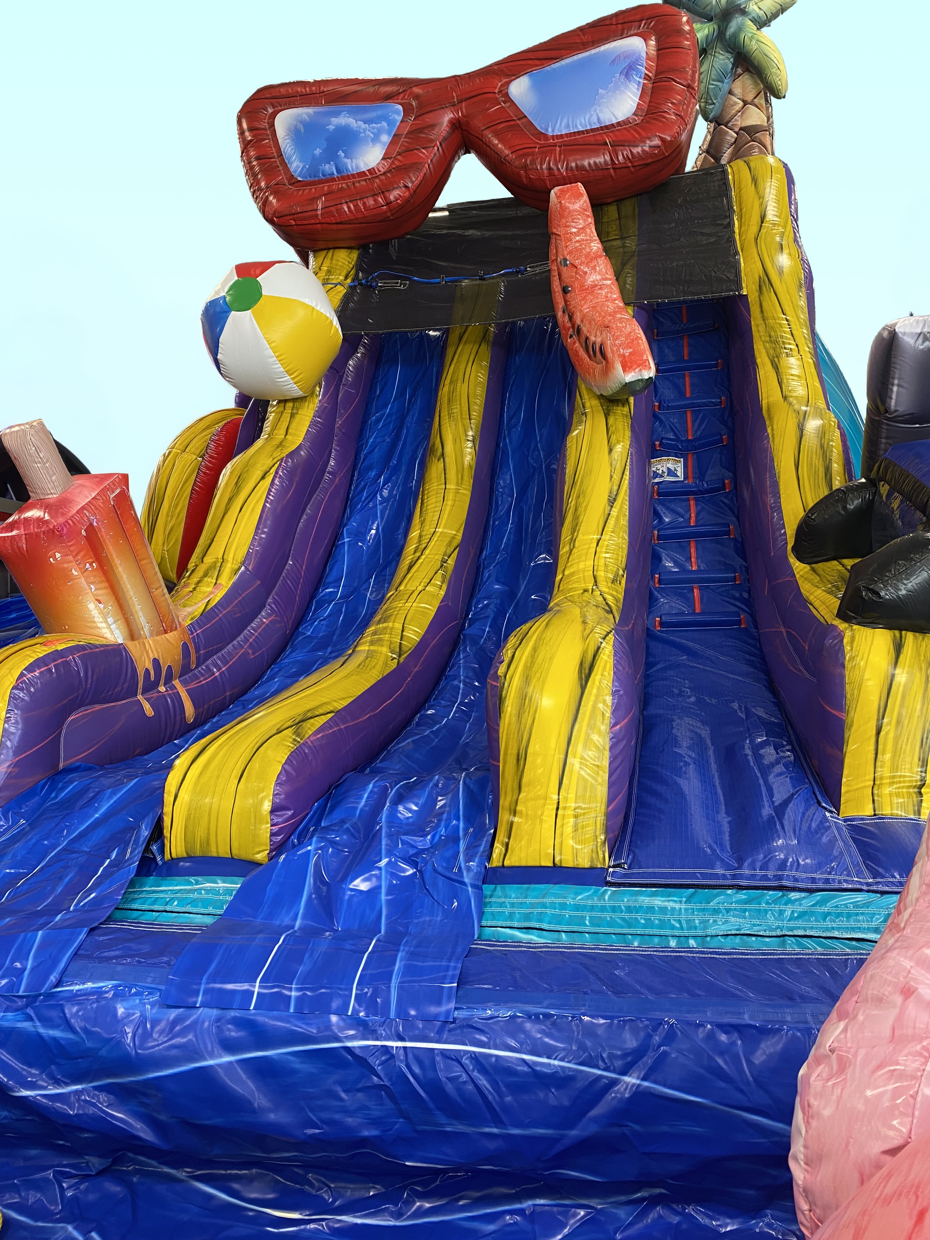 Pool Party - Dual Lane, Water Slide - Inflatable Bounce Houses & Water ...
