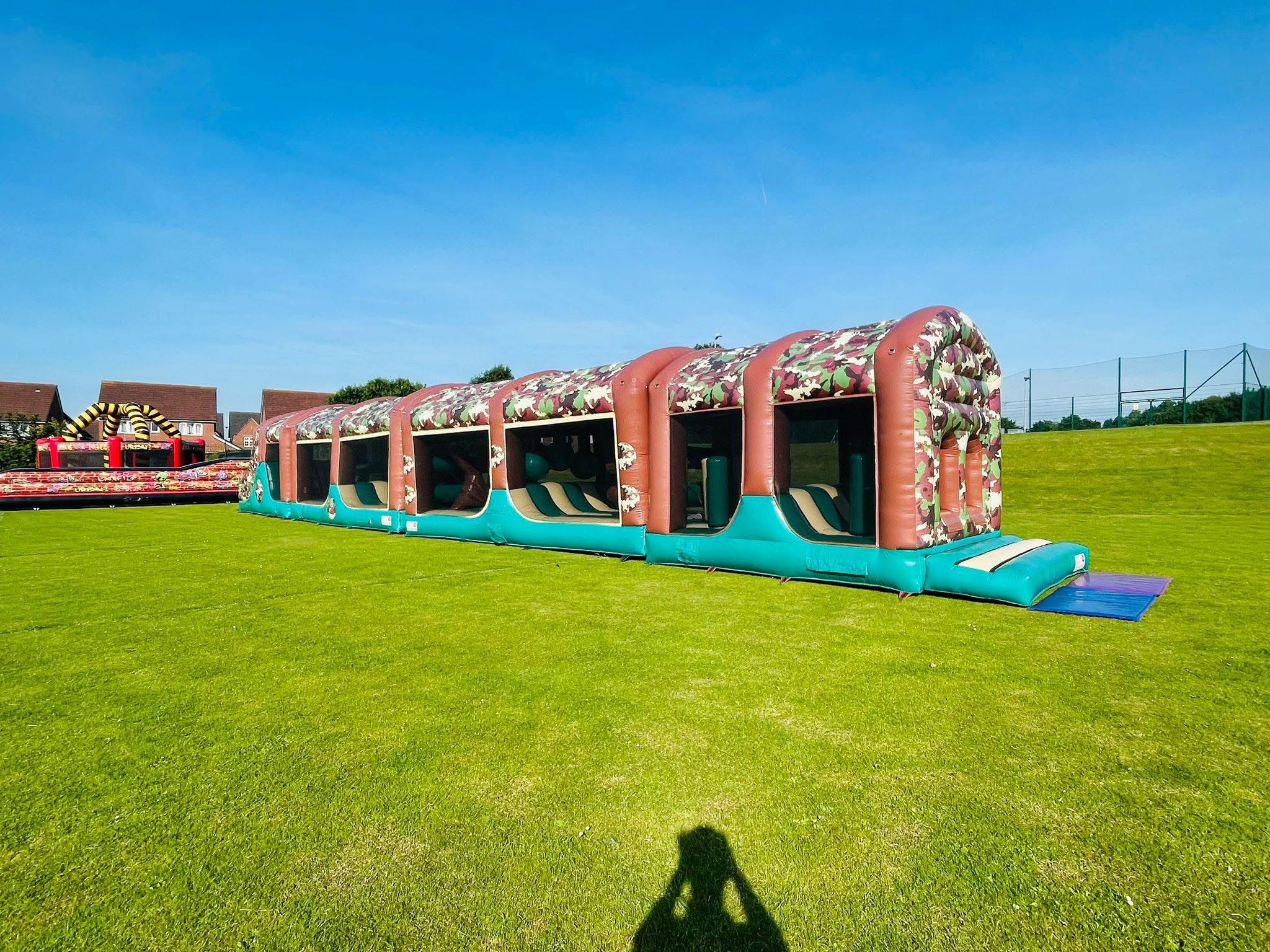 100ft Army ultimate challenge assault course - Bouncy Castle Hire in ...
