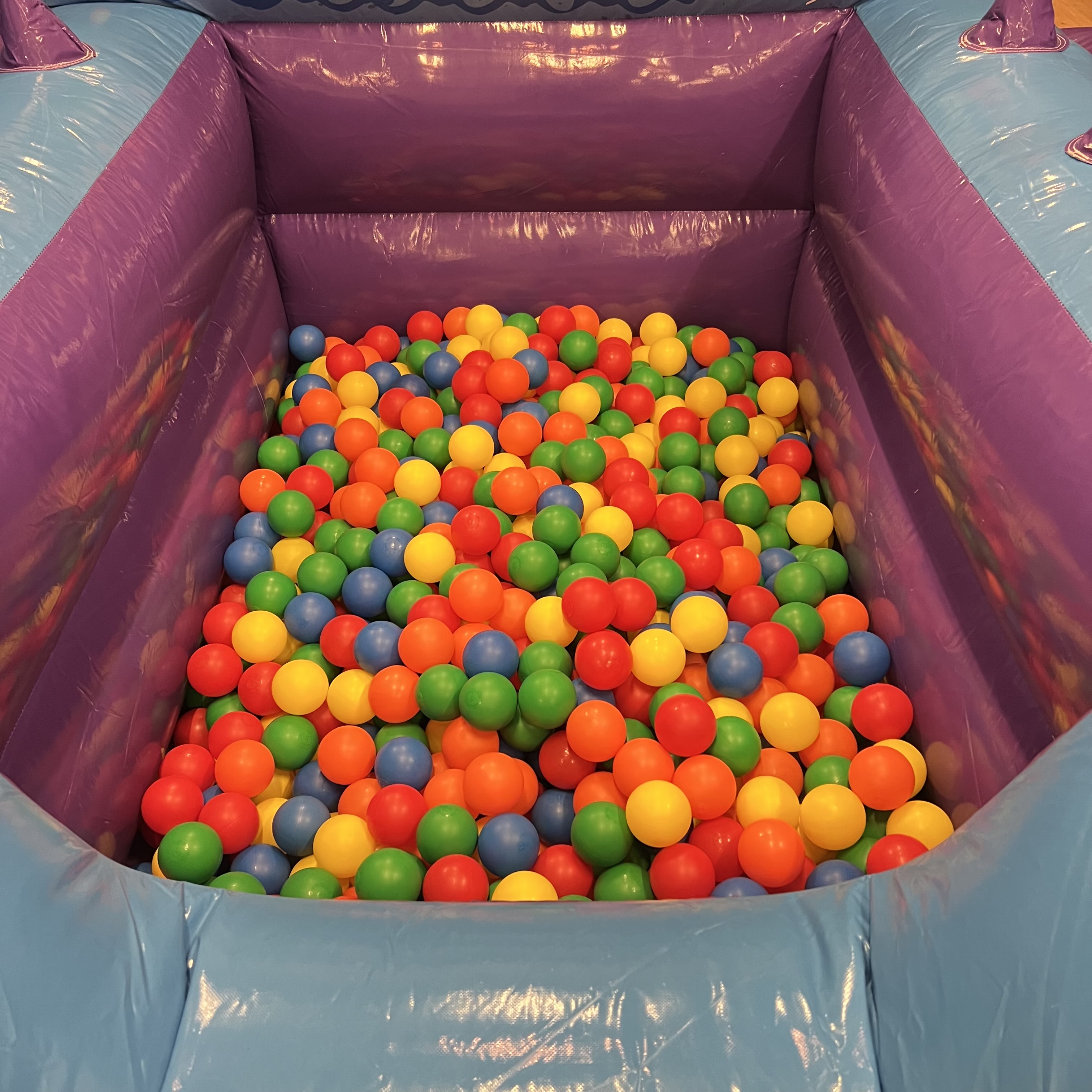 Party Bouncy Castle and Air Juggler Ball Pit Package - Bouncy Castle ...