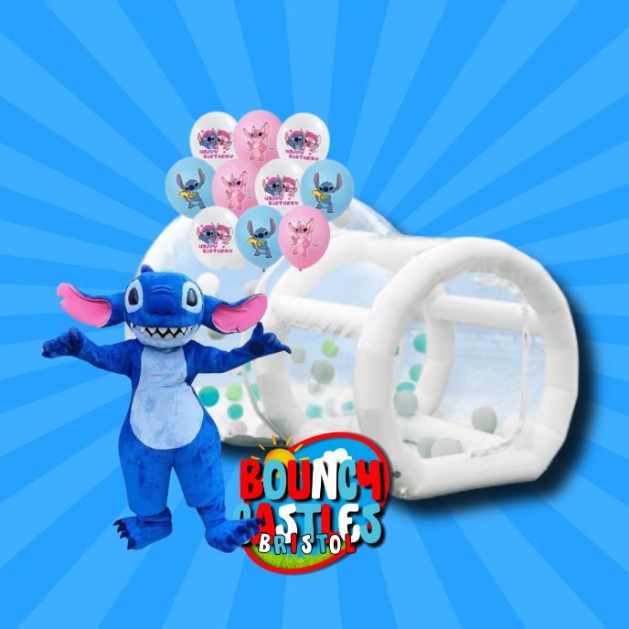 Stitch Bubble House Hire Bristol – Jump Into Magical Fun!