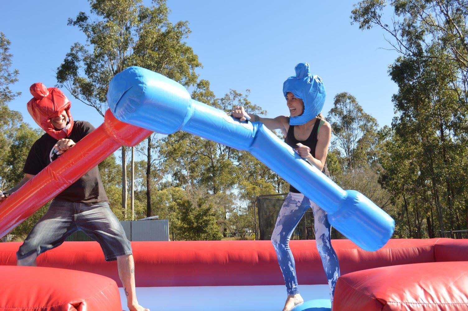 Gladiator Duel - Jumping Castle Hire Brisbane, Jumping Castle Hire Gold ...
