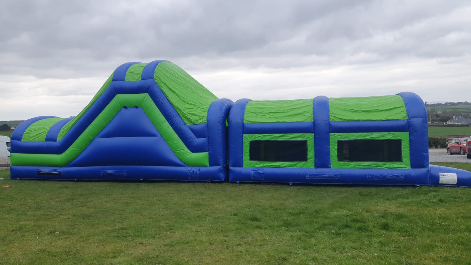 50 ft Blue And Green Adrenaline Max.... HIRE 1 DAY AND GET SECOND DAY ...