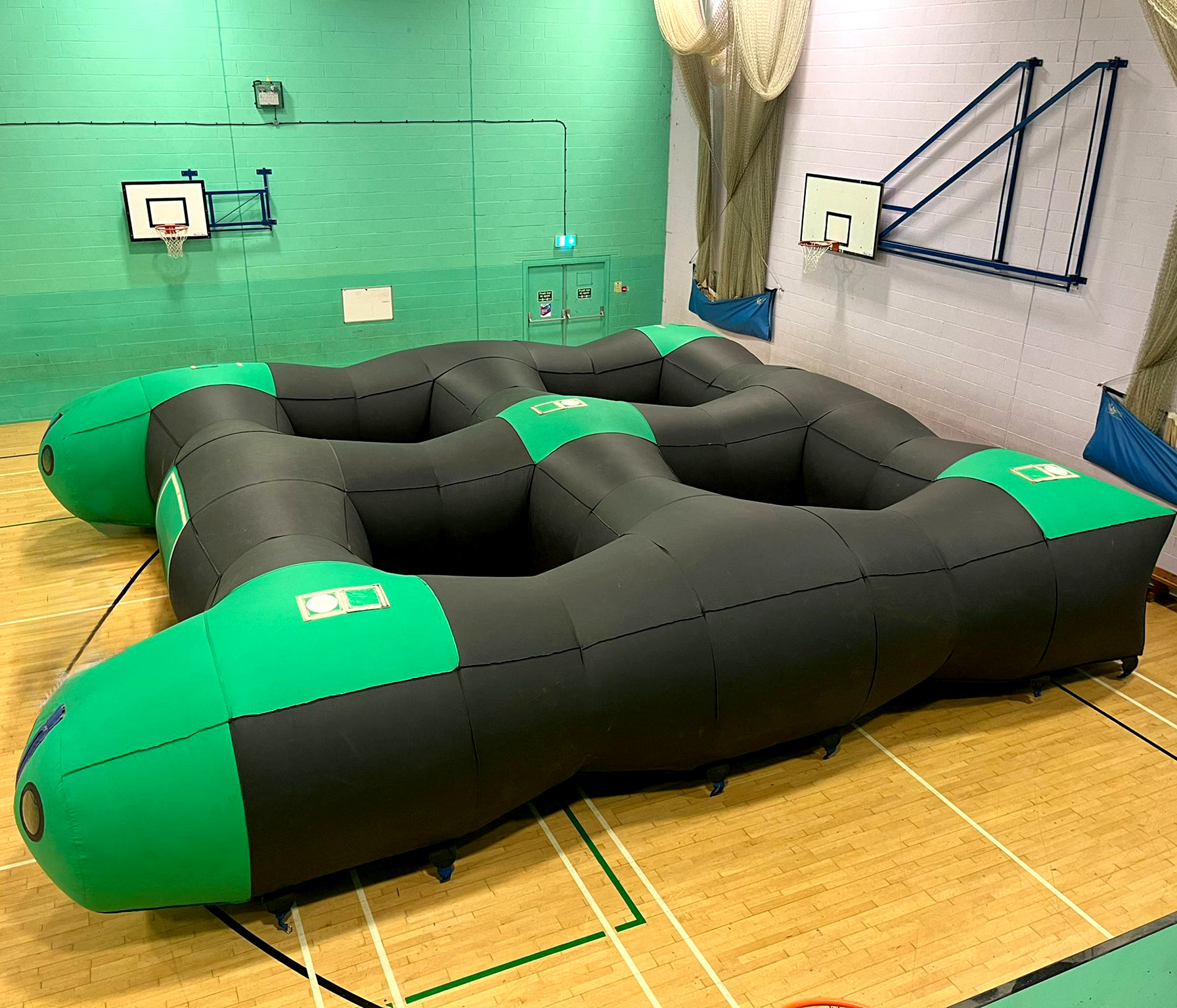 Large Laser Quest Mega Maze - Inflatable, Bouncy Castle, Entertainment ...