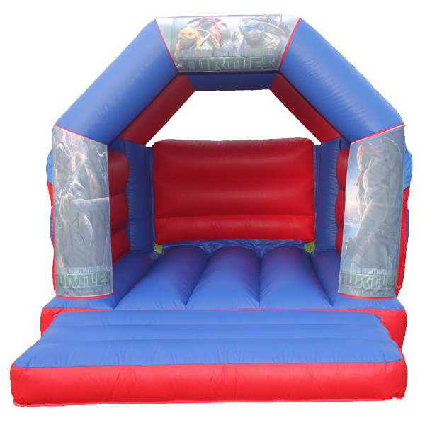 Teenage Mutant Ninja Turtles Bouncy Castle Blue & Red - Bouncy Castle ...