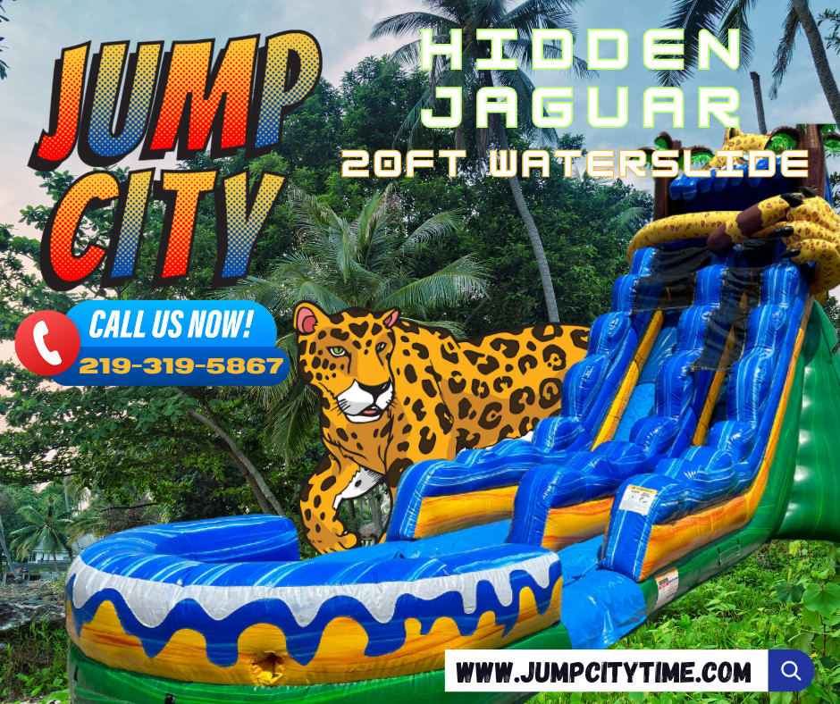 HIDDEN JAGUAR 20FT WATERSLIDE - Hire in IN | JUMP CITY