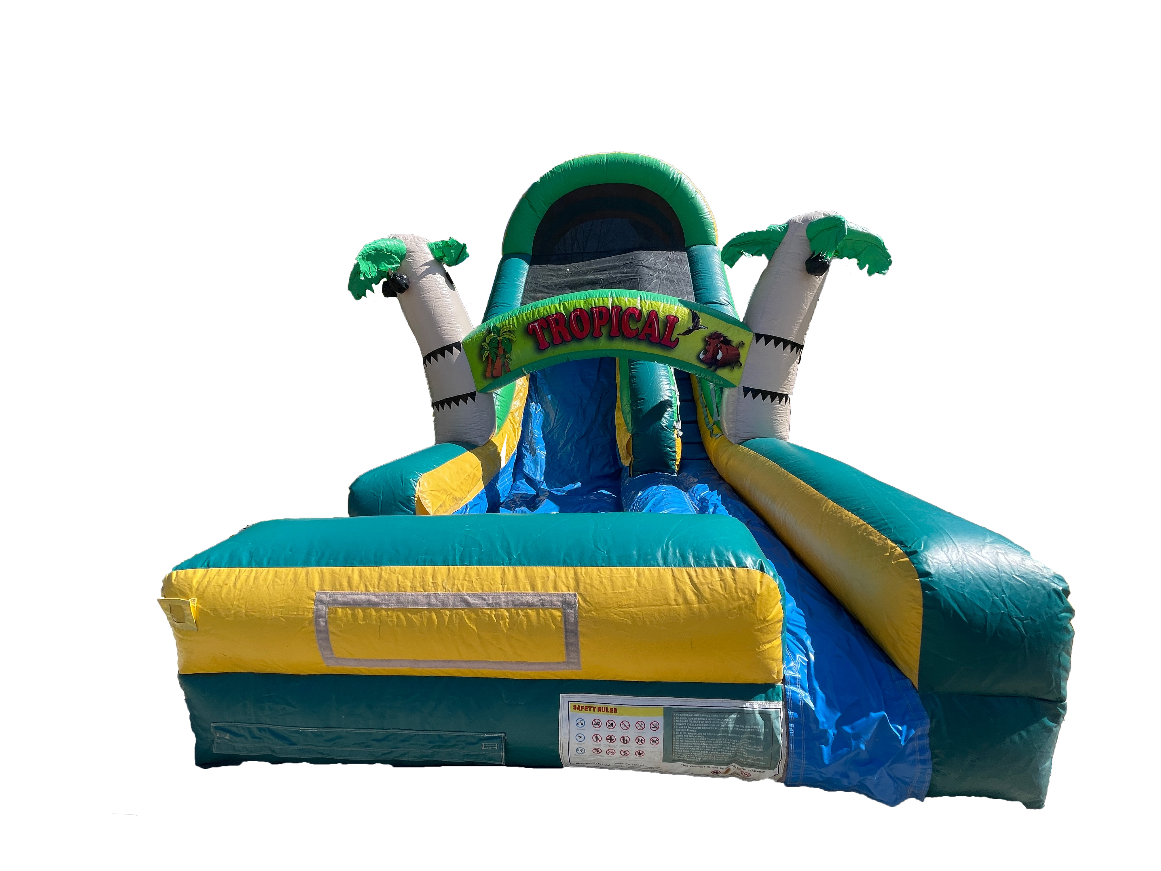 Tropical Splash Water Slide Rental - Exciting Water Fun Without a Deep