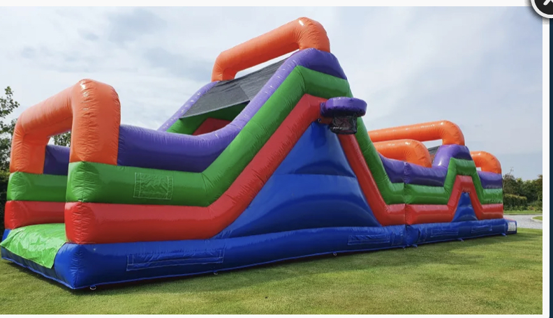 Inflatable Obstacle Courses by Champion Castles and Marquees