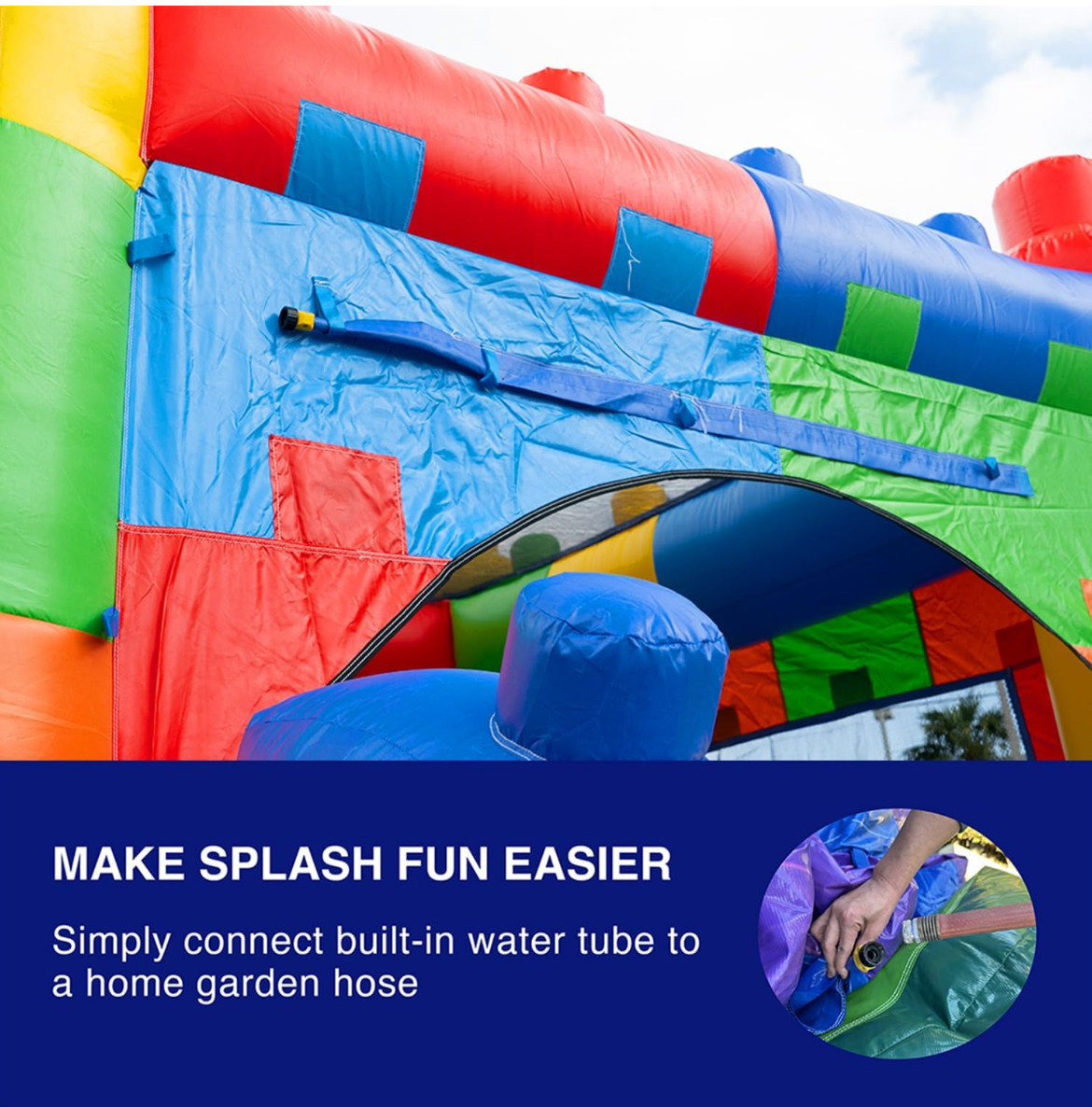 Lego Bounce House Combo - Bounce House Rentals & Water Slide Rentals in ...