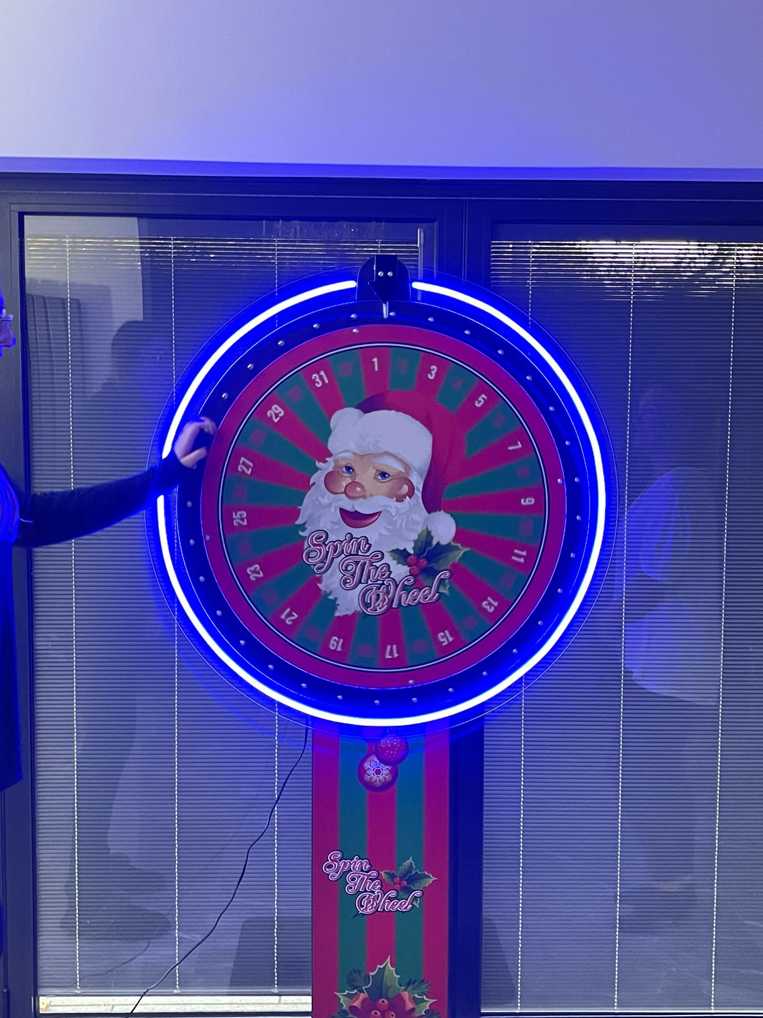 Hire Christmas Wheel Of Fortune, Spin The Prize Wheel Rental