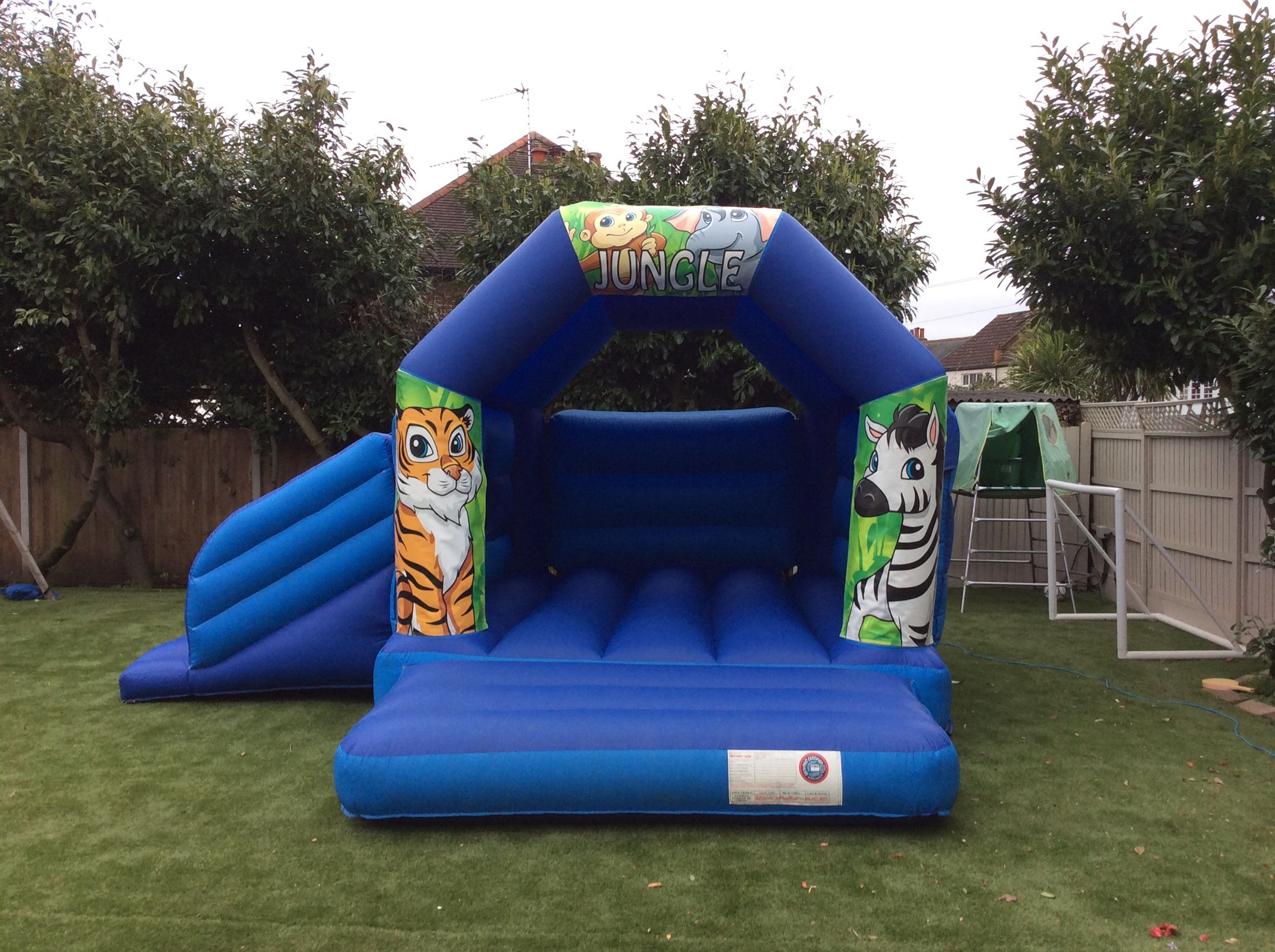 Bouncy Castle with Side Slide - Bouncy Castle Hire, Soft Play Hire in ...