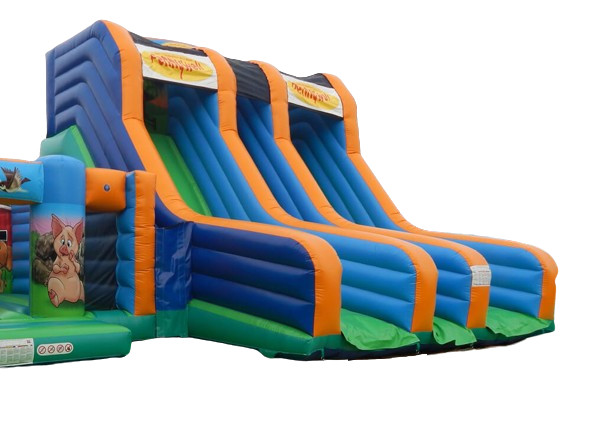 12ft Platform Twin Slide - Inflatable Manufacturer in The UK ...