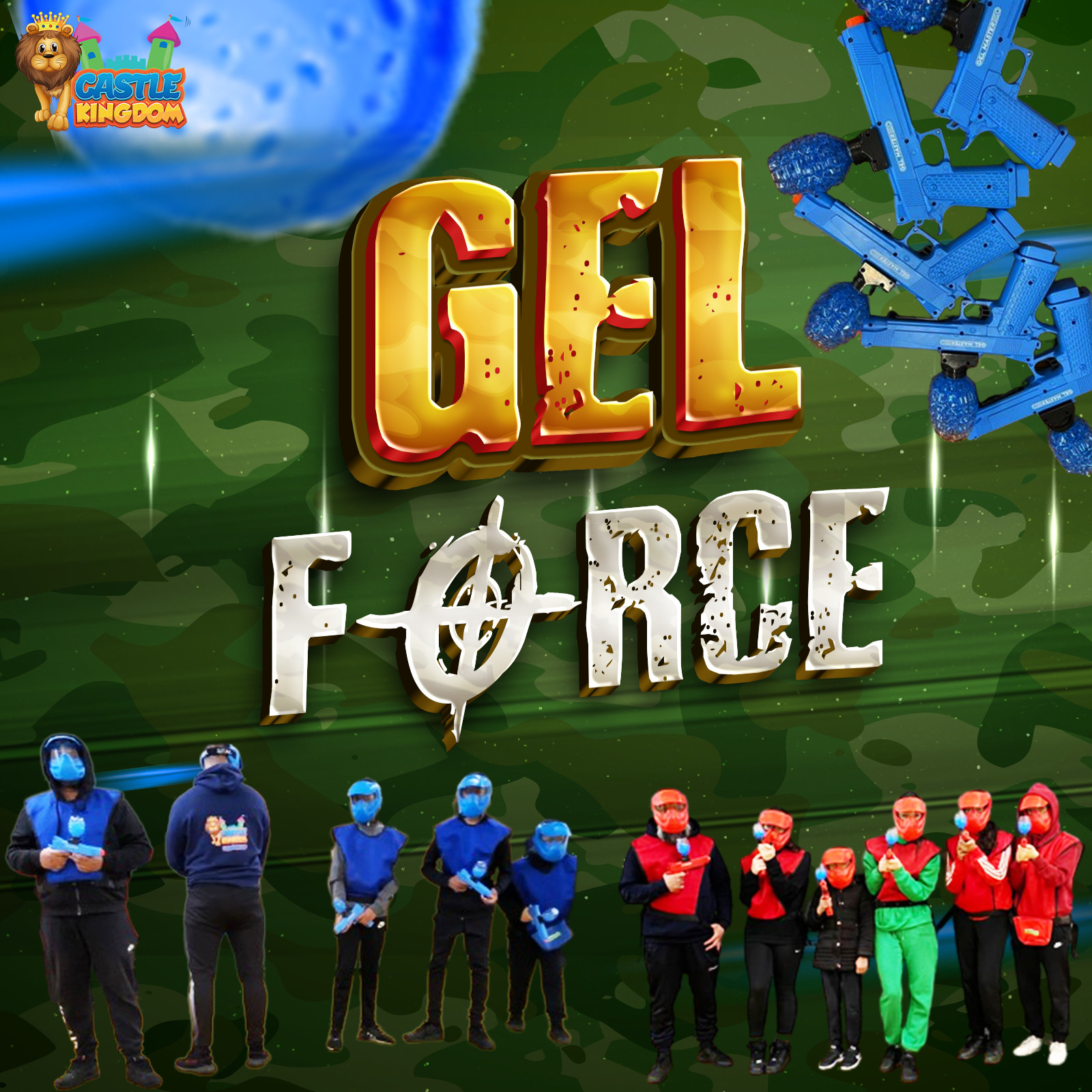 Gel Blaster Games - Hire in Staffordshire | Castle Kingdom Midlands