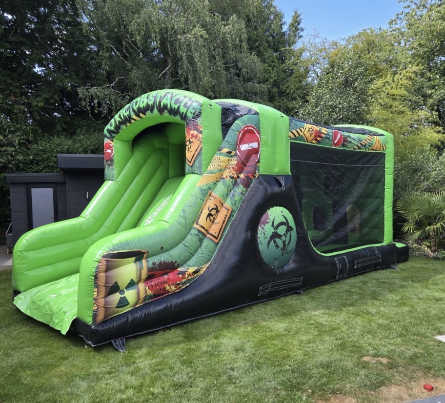 Obstacle Courses, Slides, Fun Runs. School & Event - Bouncy Castle Hire ...