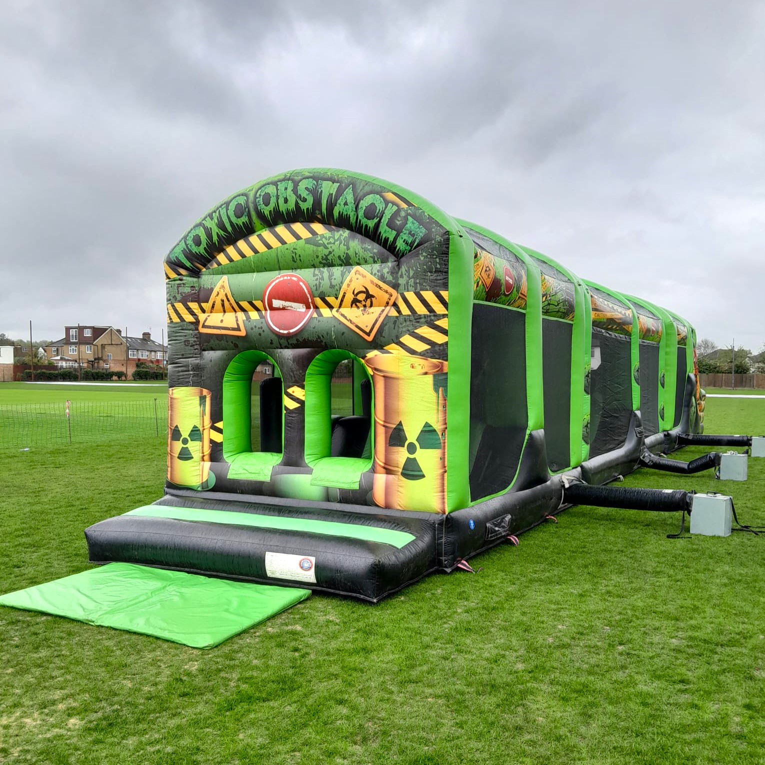 Toxic Inflatable 3 Piece Obstacle Course - Inflatable, Bouncy Castle ...