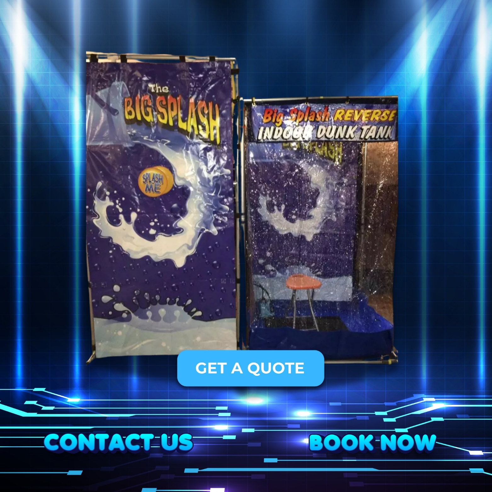 Dunk Tank Hire - ice-rinks.co.uk in UK | Ice-rink Uk