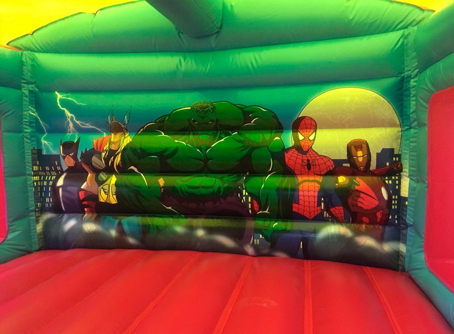 Inflatable Super Hero Slide Combo - Inflatable, Bouncy Castle ...
