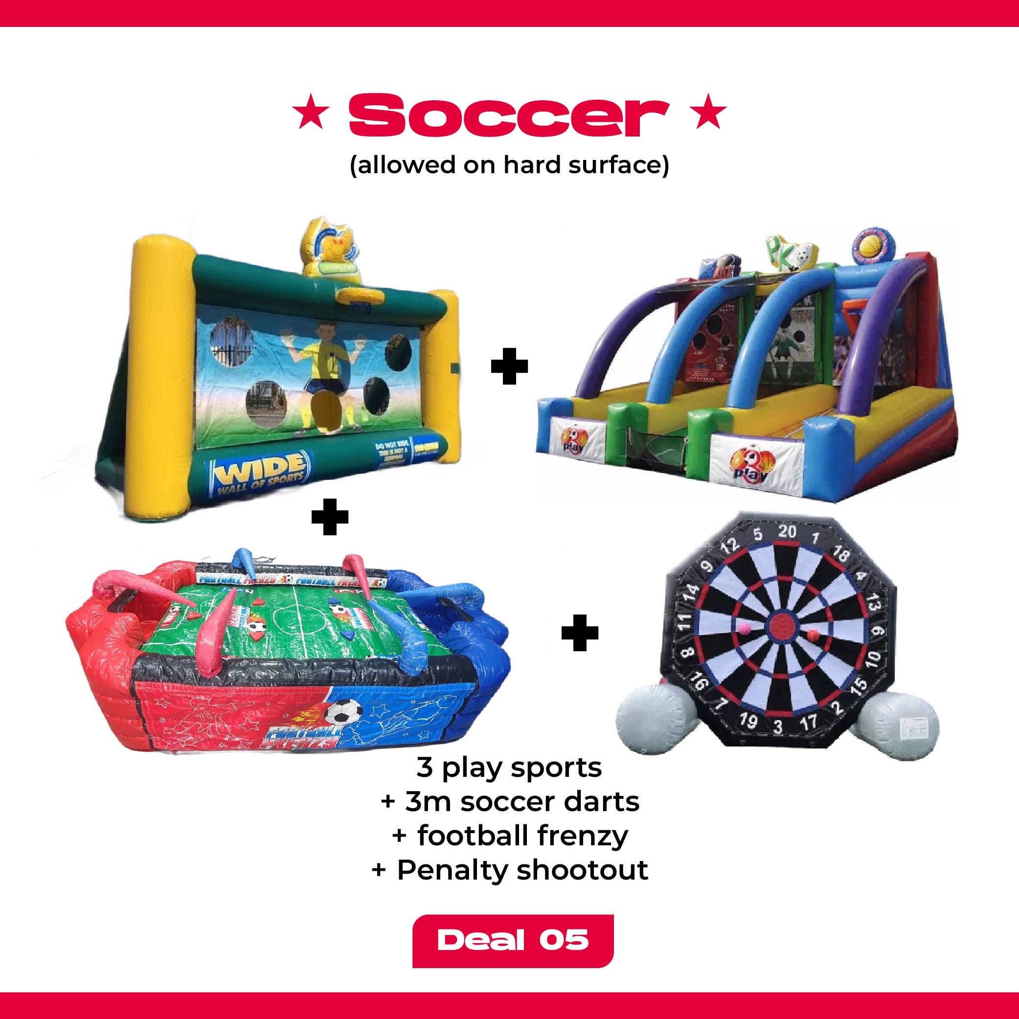 Hard Surface Inflatables Adelaide | Castle Capers Event Hire