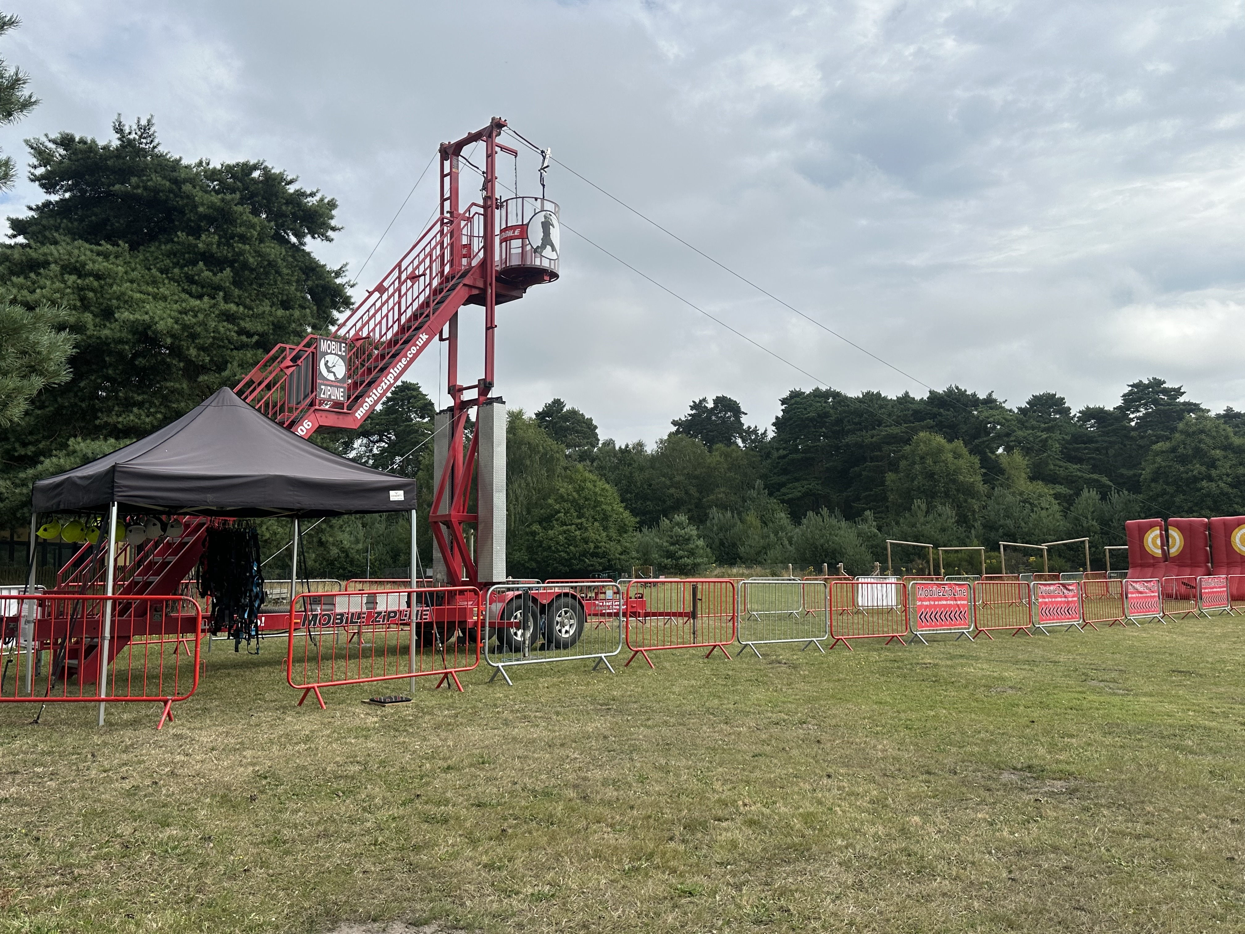 Mobile Zip Line Hire UK, Mobile Zip Wire Hire