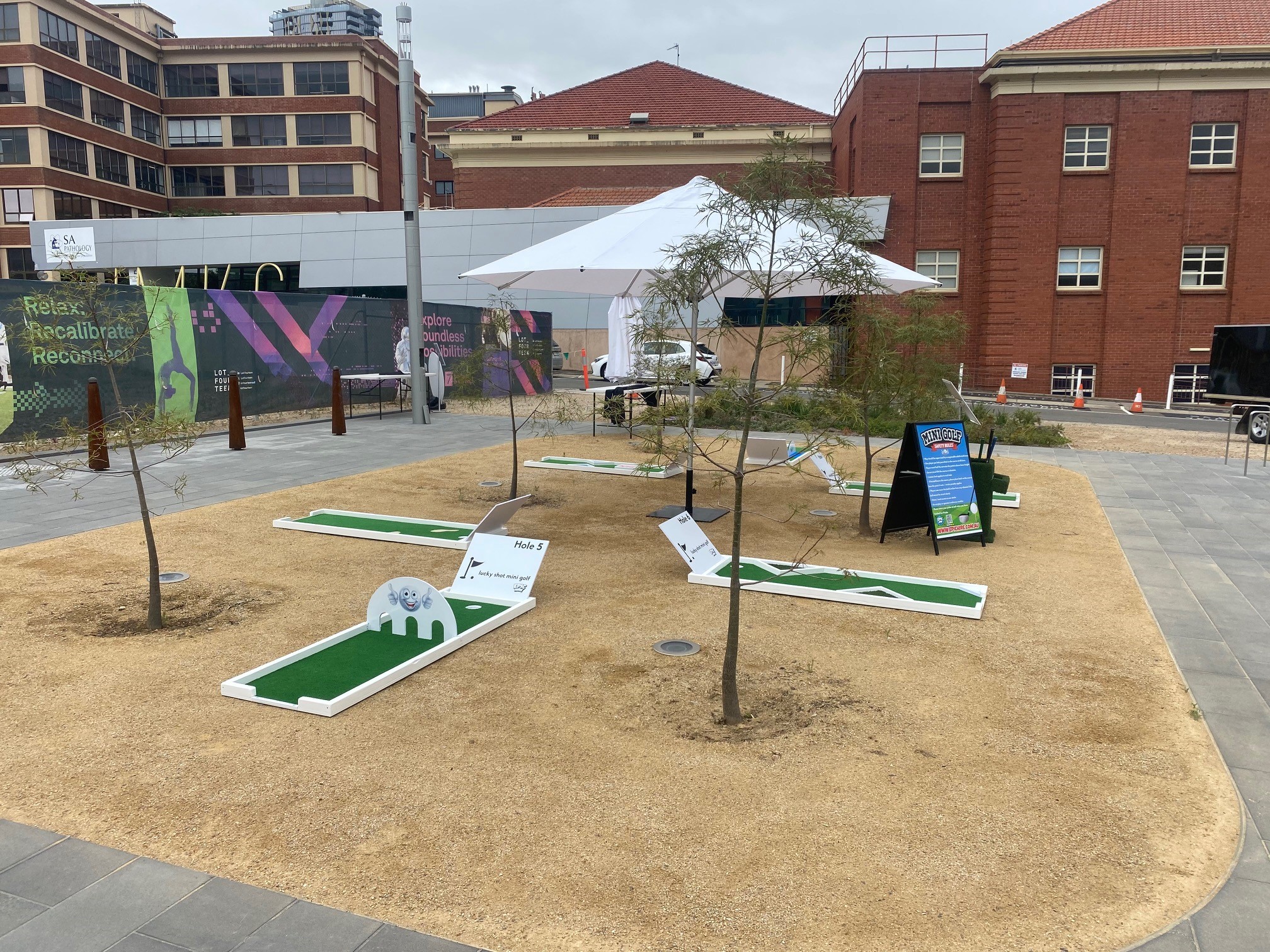 Epic Mobile Mini Golf Course Hire Adelaide