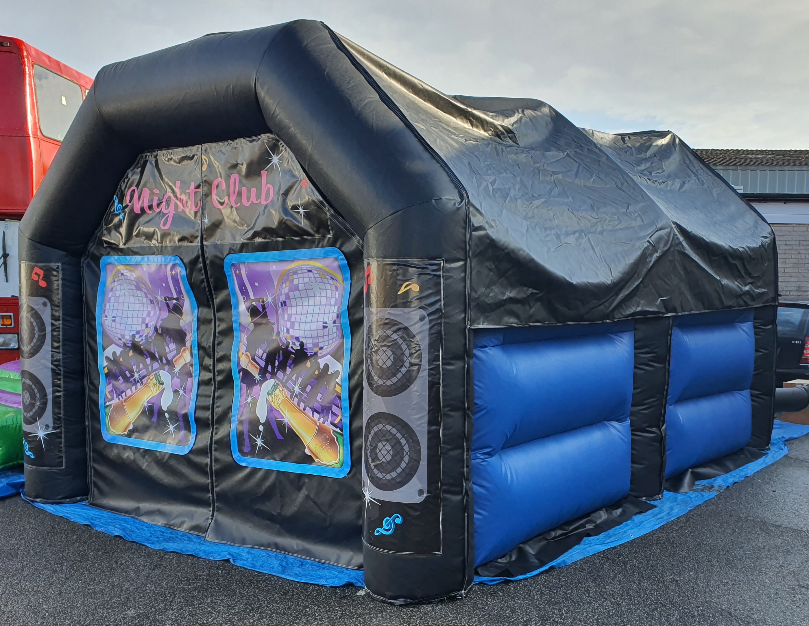 14ft x 20ft Disco Themed Night Club - Bouncy Castle Hire in Liverpool ...
