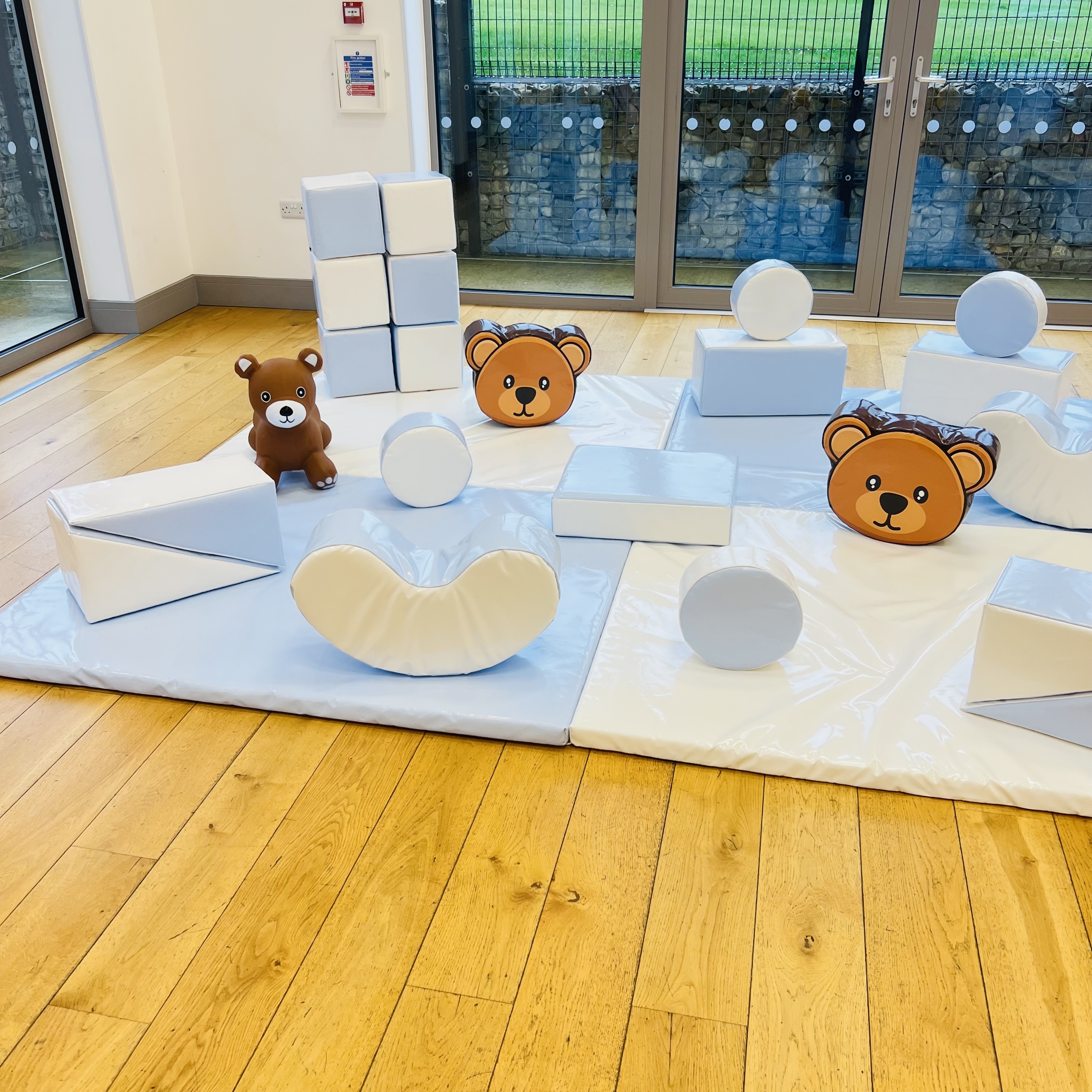 Blue Teddy Bears Soft Play and Ball Pit Package - Bouncy Castle Hire in ...