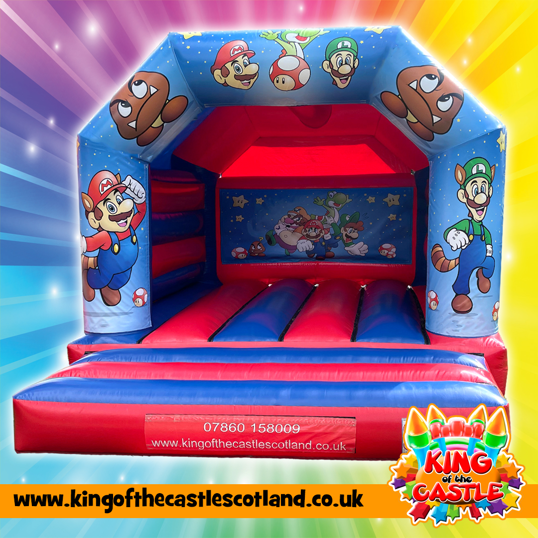 Super Mario Bouncy Castle - Bouncy Castle Hire | Disco Dome Hire ...