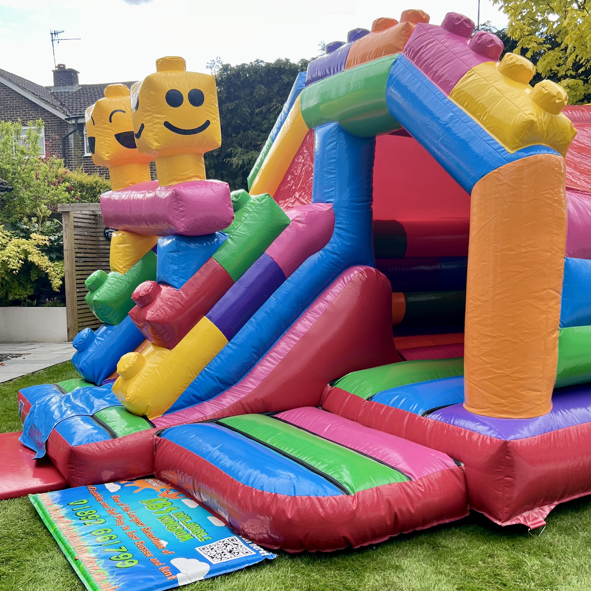 Lego Bounce and Slide - Bouncy Castle Hire in Crowborough, Tunbridge ...