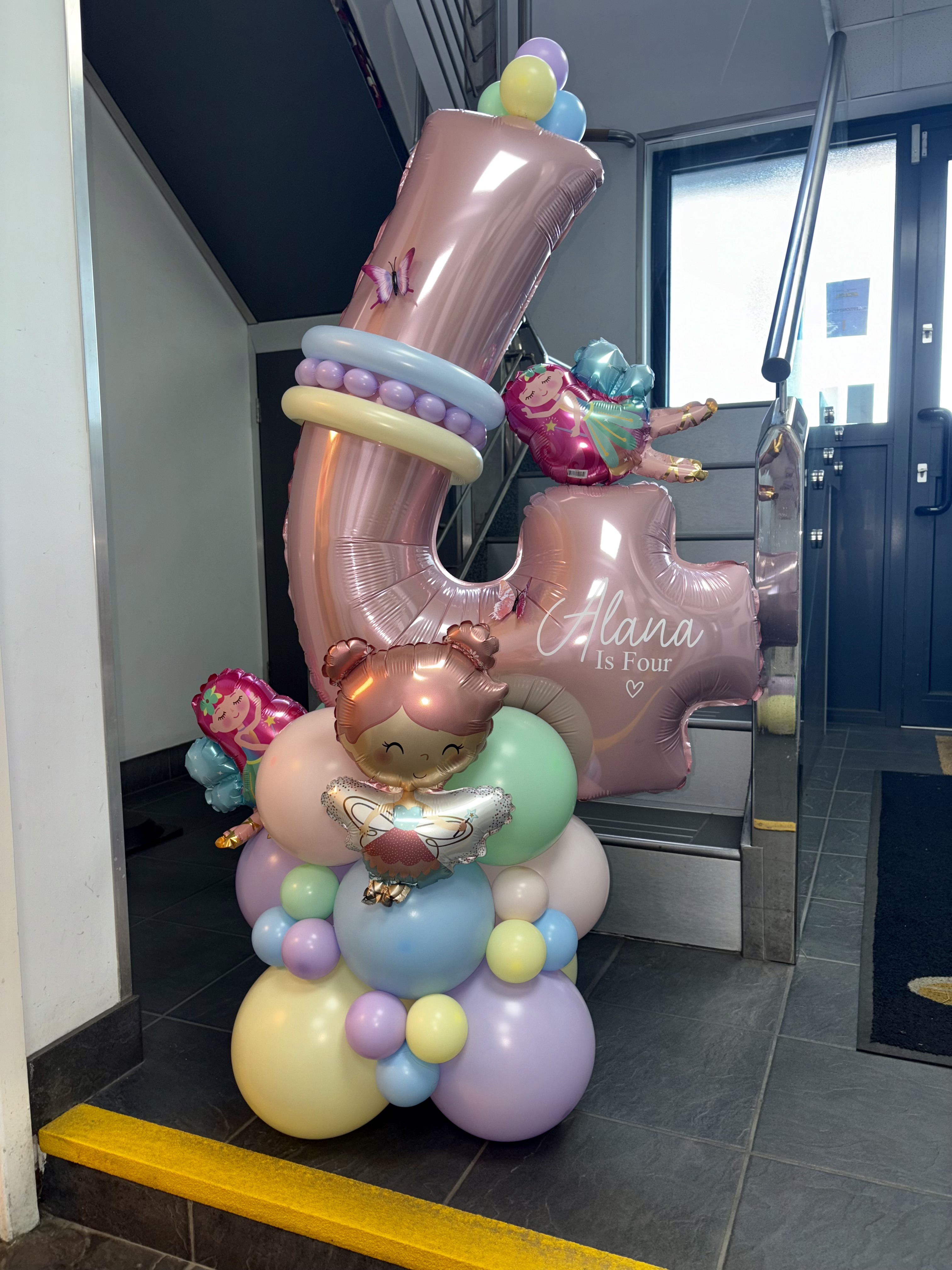 Balloon Number Displays - Hire, Balloon Displays, Bouncy Castle, Soft ...
