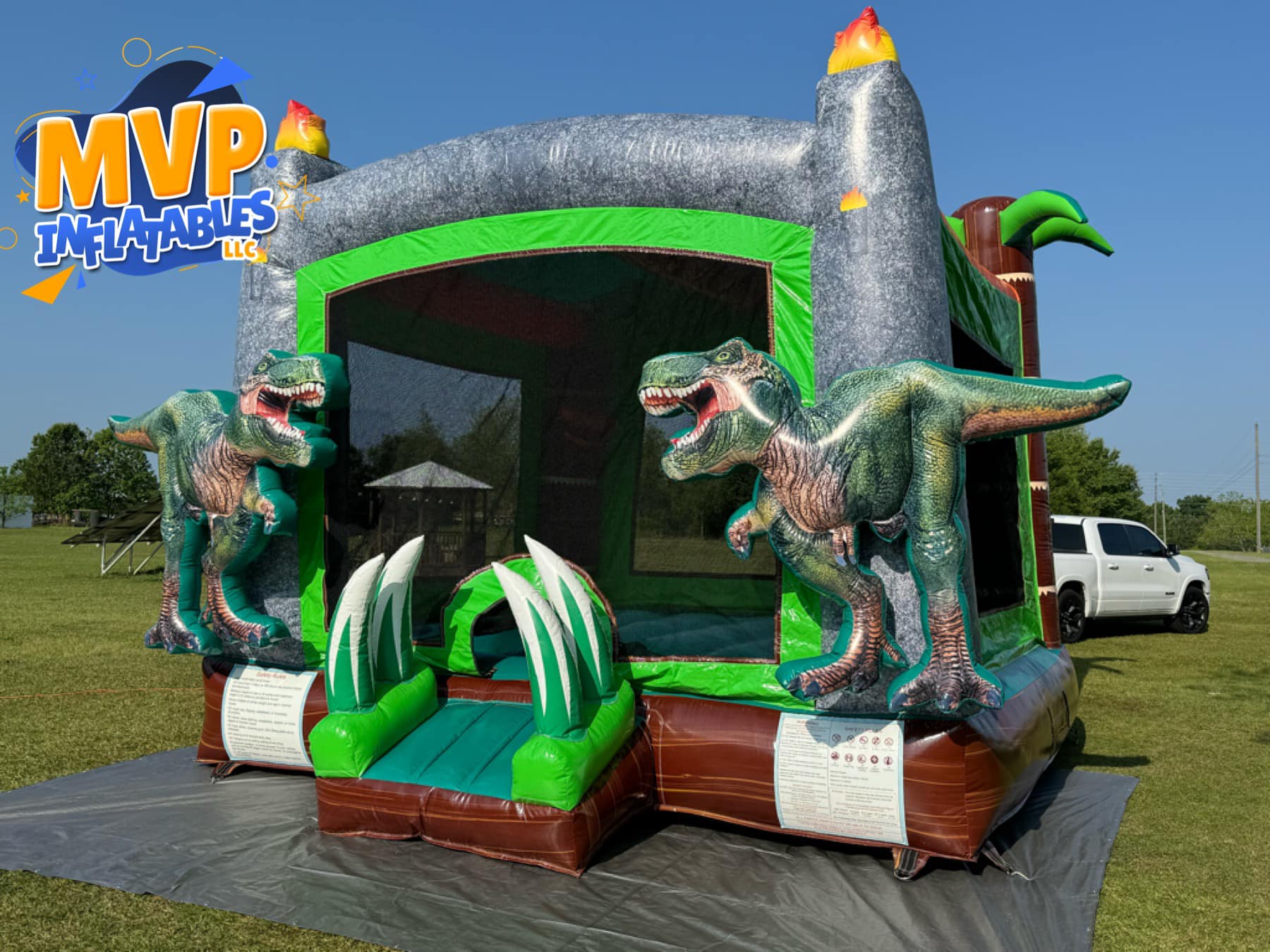 3D Dino Bounce House - Bounce House Rentals in Georgia | MVP Inflatables
