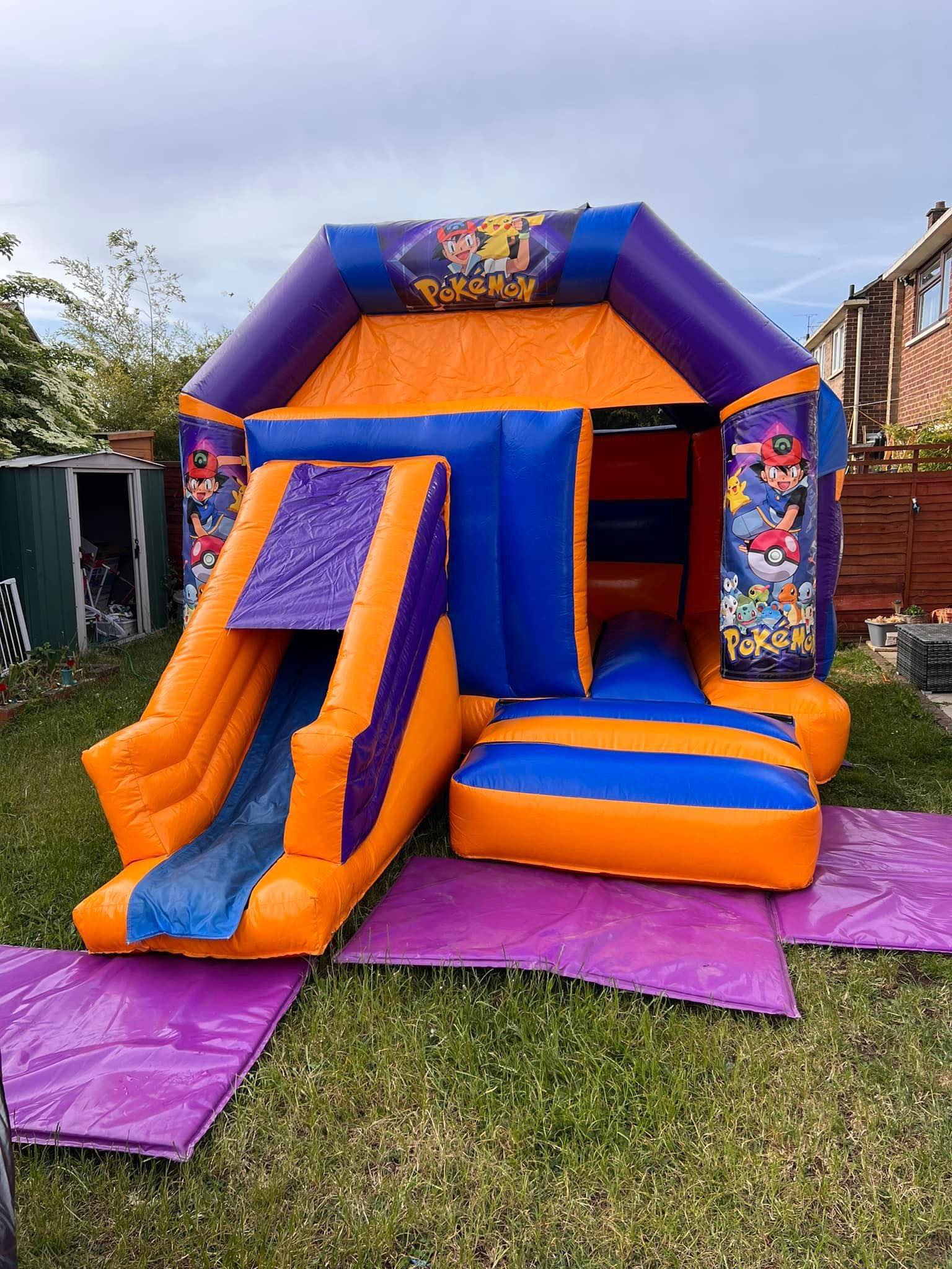 Slide Combi Pokémon Castle - Inflatables Hire in London, greenwich ...