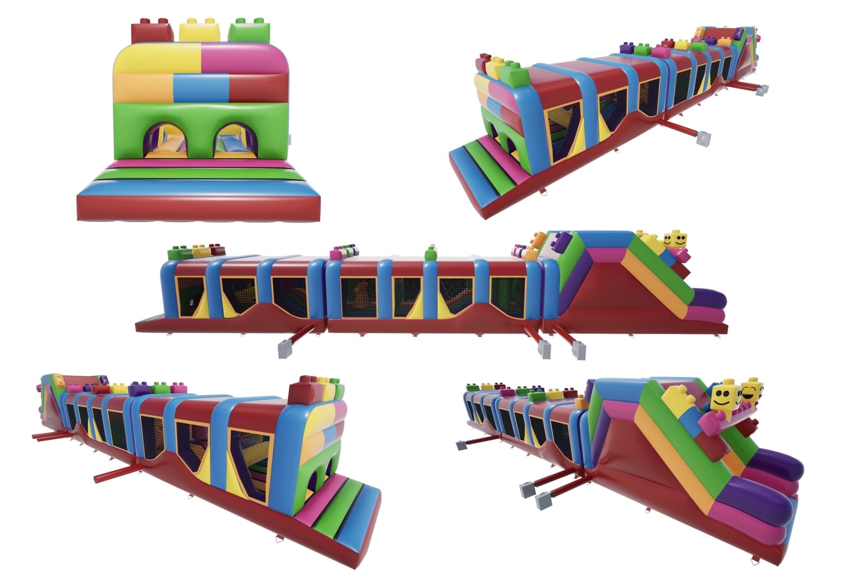 Lego 3D 3-Part Fun Run (65ft) - Hire in Hersham, Walton on Thames ...