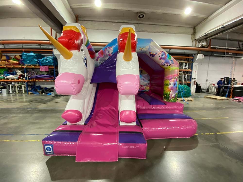 Twin Head Unicorn Bounce & Slide (3D) 15ft x 12ft