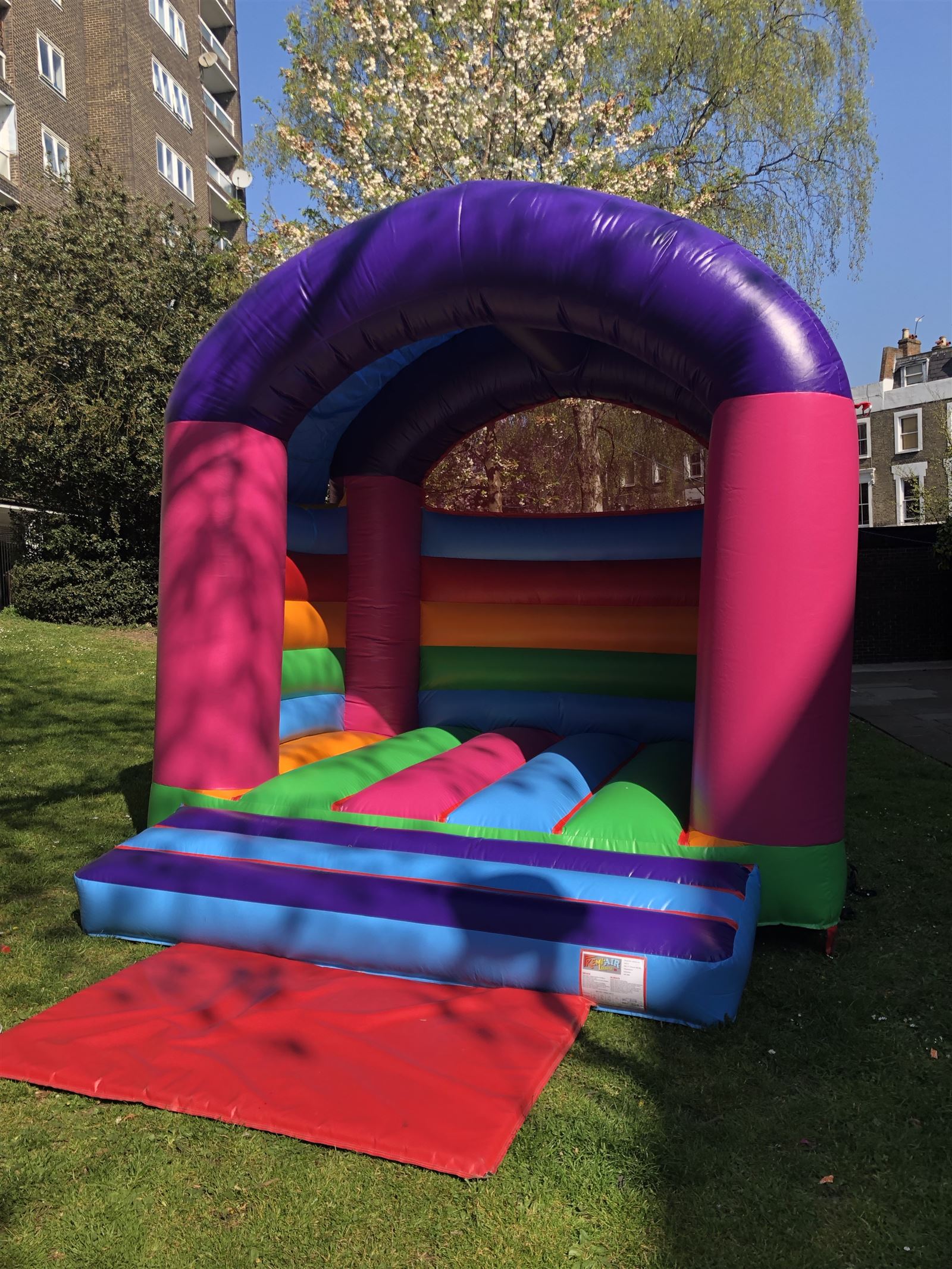 12ft x12ft Multicolour bouncy castle