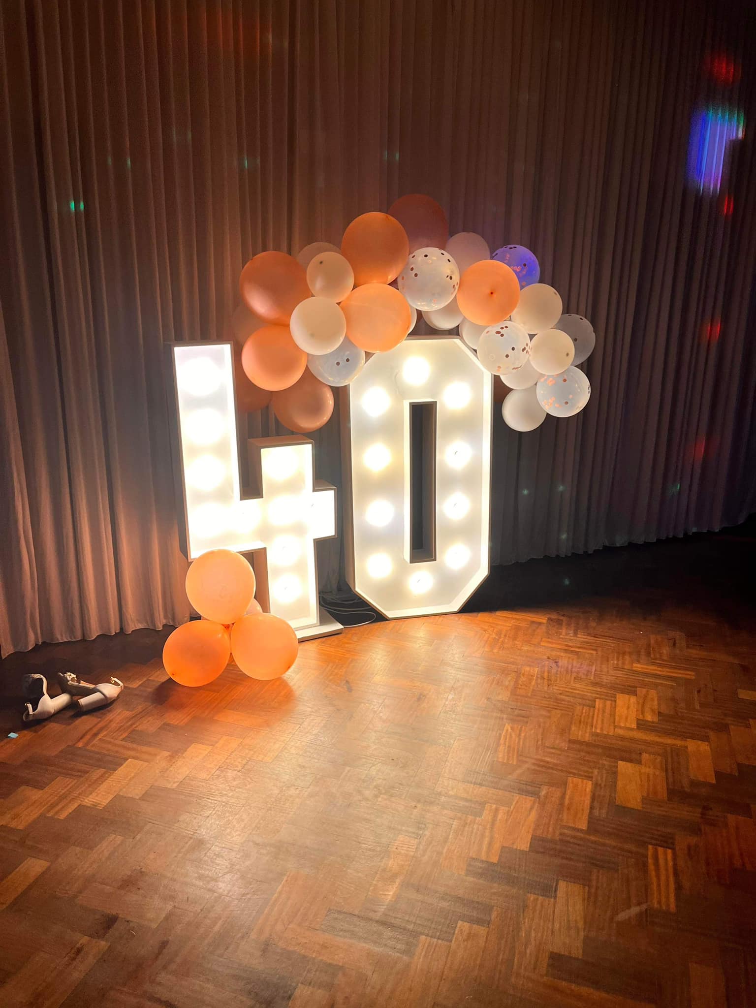 Double led light up numbers - Inflatables Hire in London, greenwich ...
